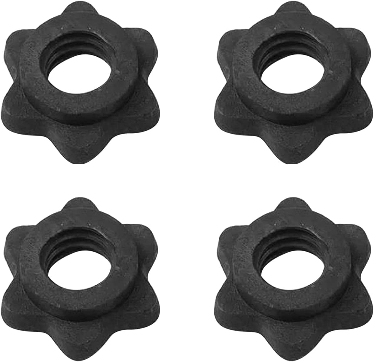 4pcs Dumbbell Hex Nut 25mm Weight Lifting Barbell Spinlock Collar Screw ...