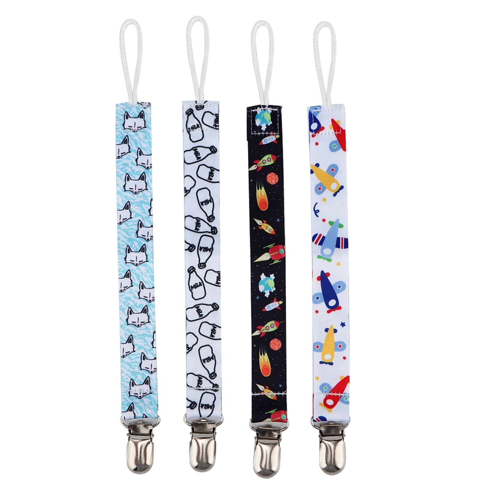 4pcs Dummy Clip Girls,Silicone Dummy Clip Dummy Clip ,Baby Pacifier ...