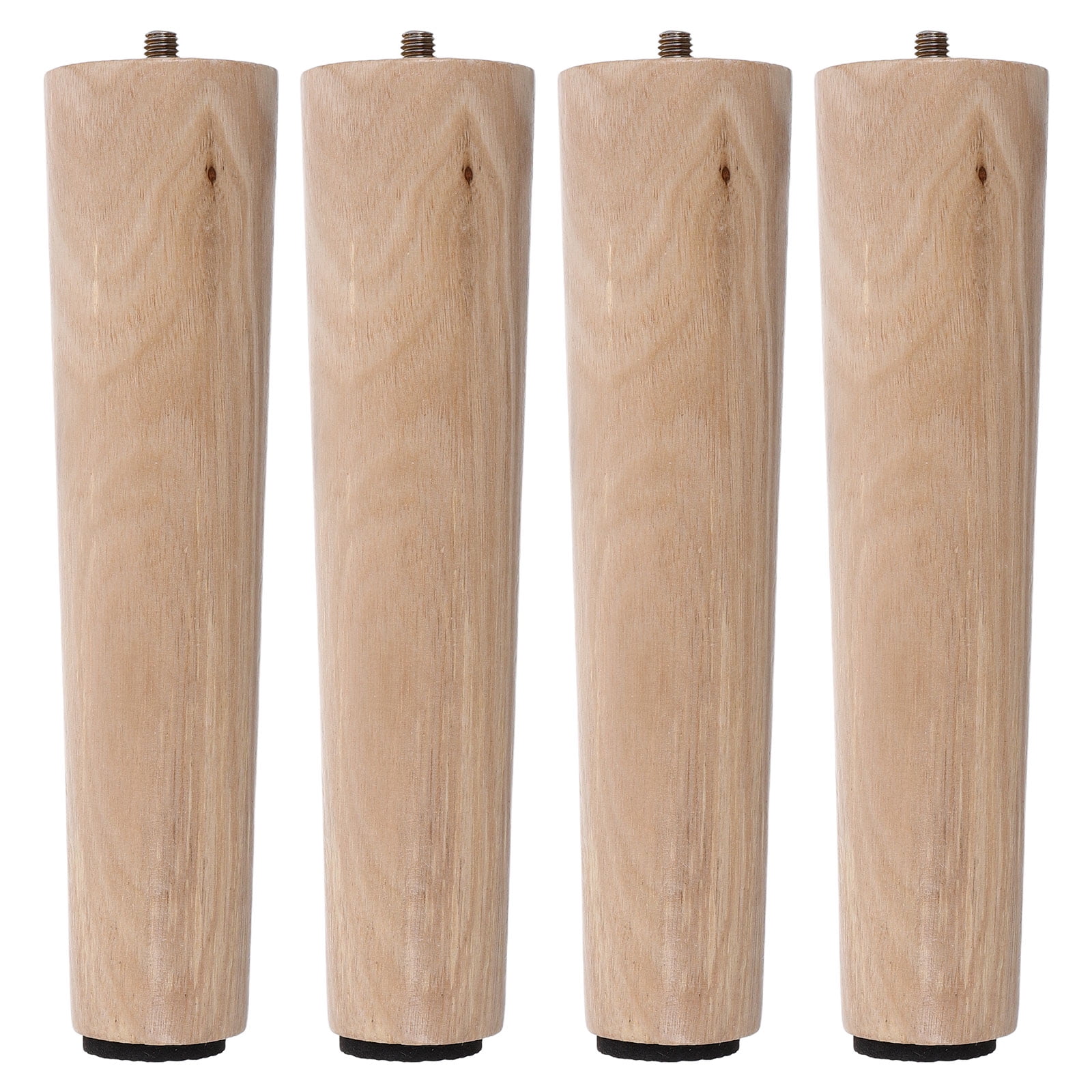 4pcs Solid Wood Furniture Legs for Sofa Desk Square Couch Chair ...