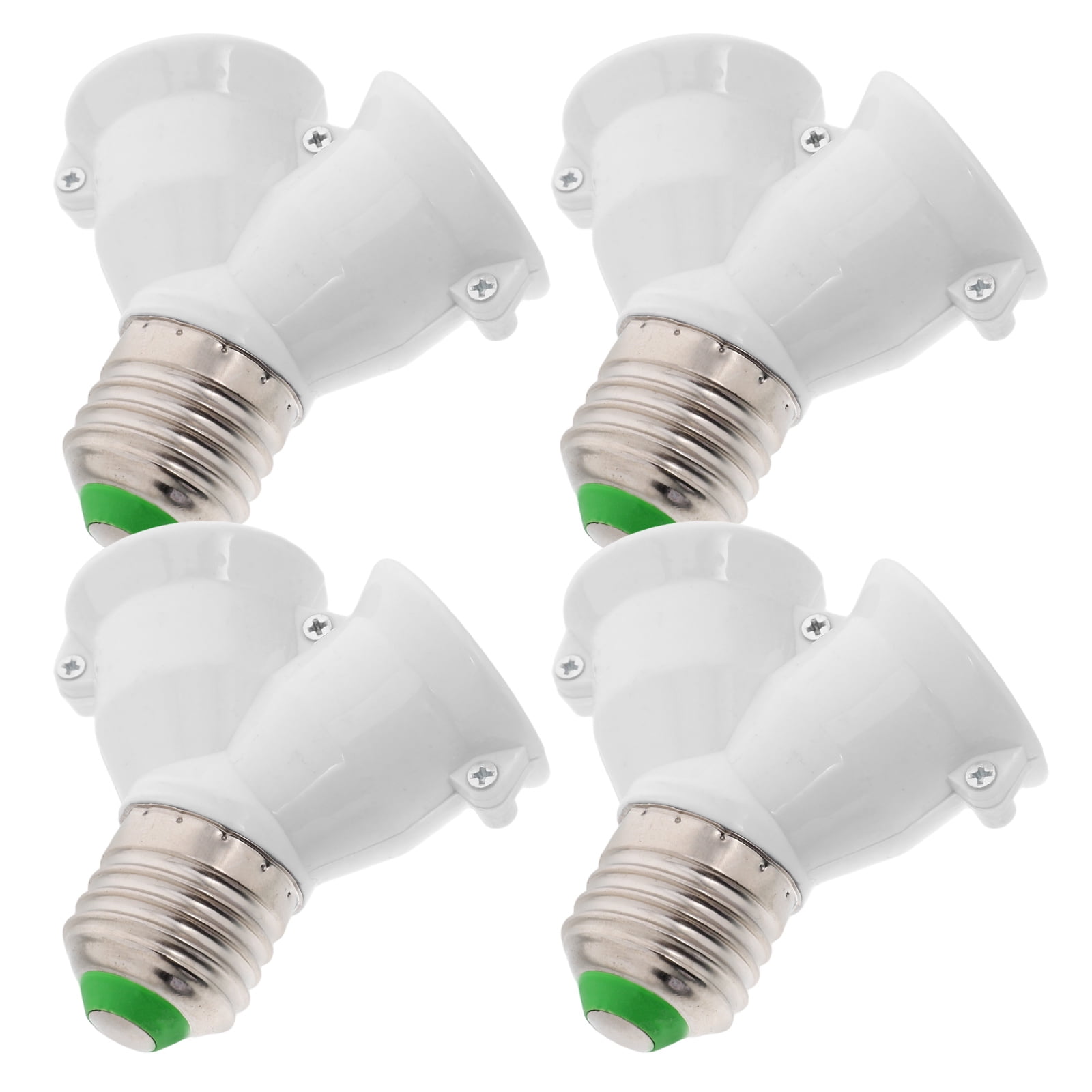4pcs E27 Universal Swivel Socket Adapter Lamp Holder Led Light Bulb ...