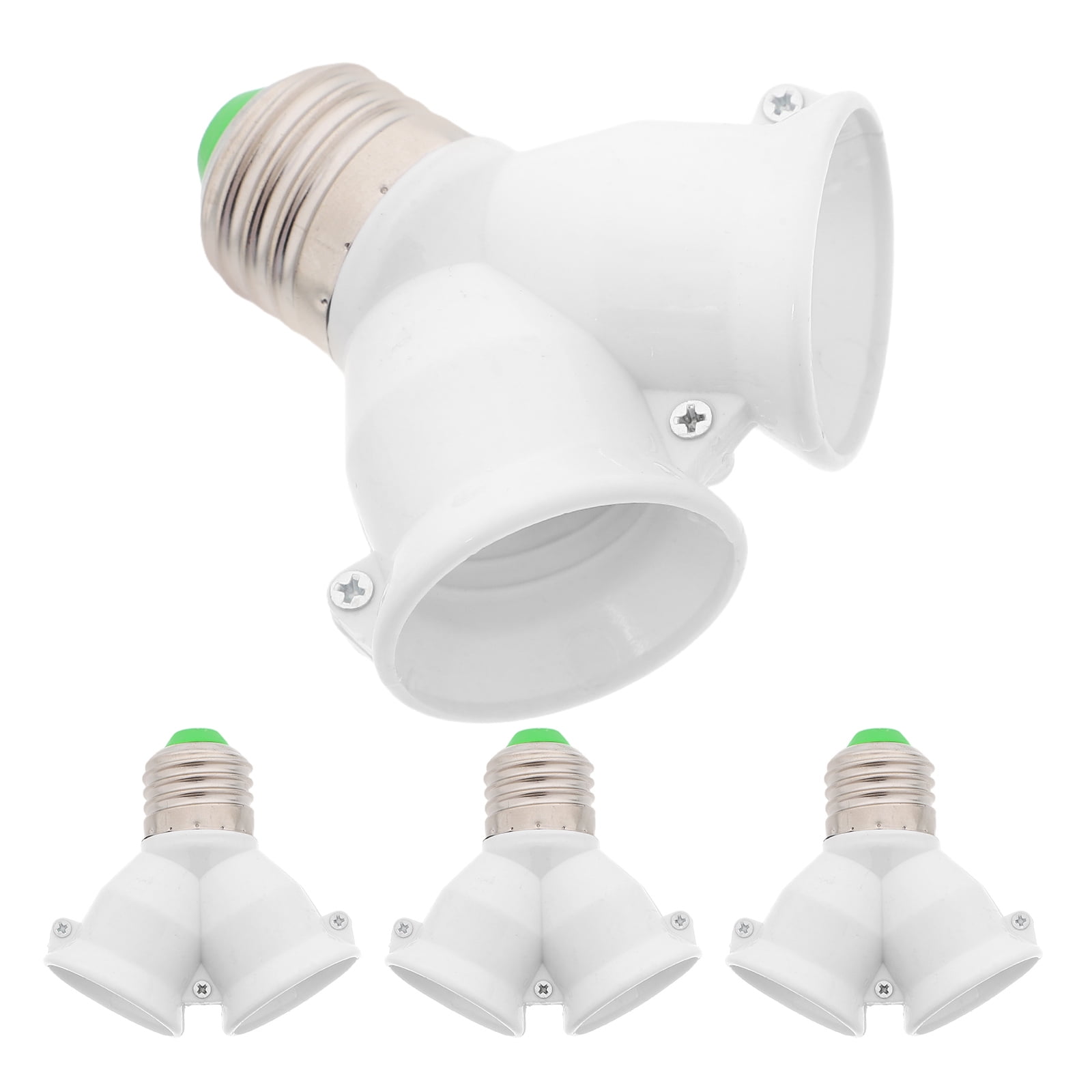 4pcs E27 Lamp Holder Universal Swivel Socket Adapter Led Light Bulb ...