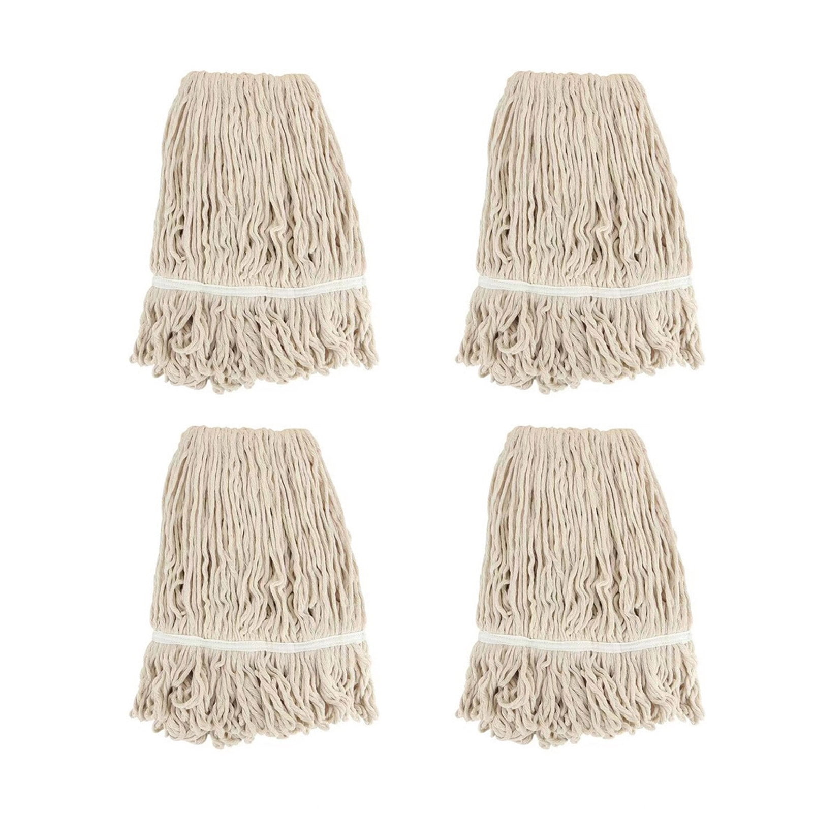 4pcs Easy Change Mop Pad High Absorbent Cotton Fibers Mop Replacement ...