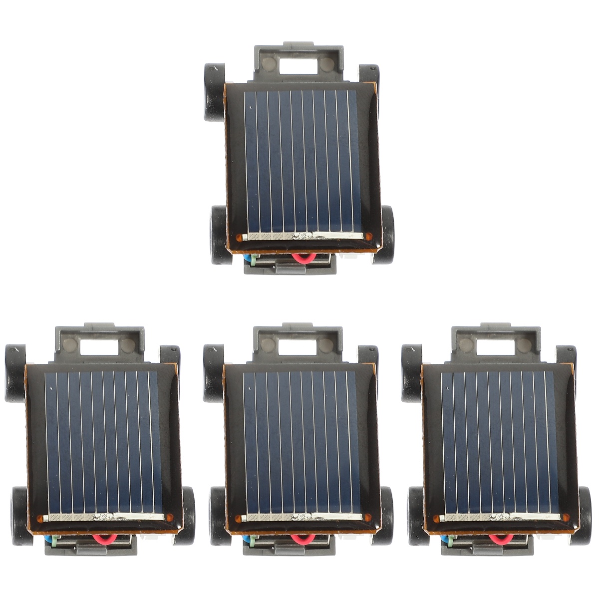4pcs Educational Solar Toys Car Solar Powered Robot Racing Car Vehicle ...