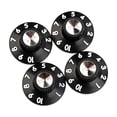 4pcs Electric Guitar Effect Knobs Volumes Tone Control Knobs Plastic ...