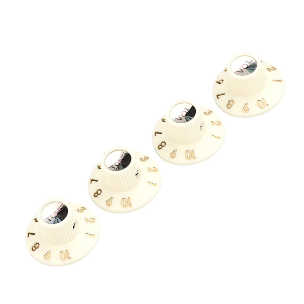 4pcs Electric Guitar Effect Knobs Volumes Tone Control Knobs ...