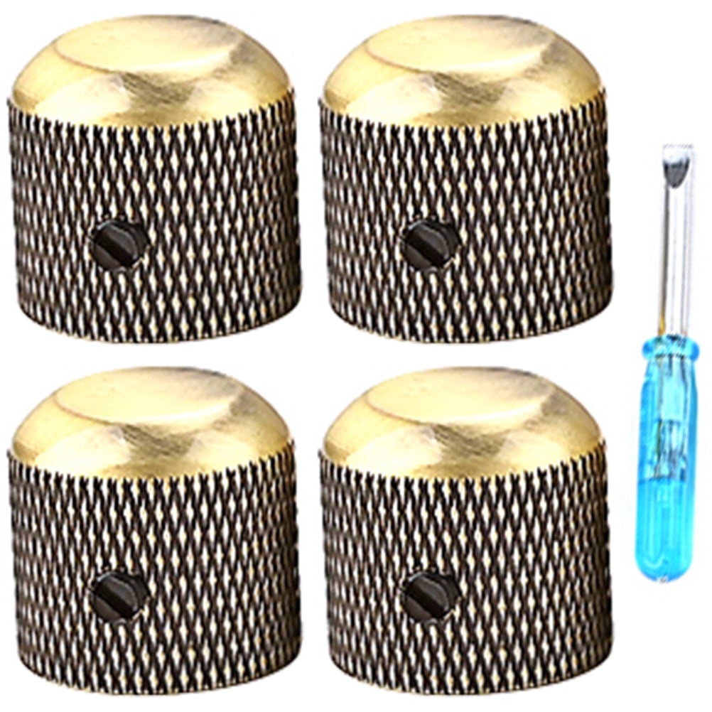 Raindrops Volume Knob Metal Bass Dome Knobs for Guitars - Walmart.com