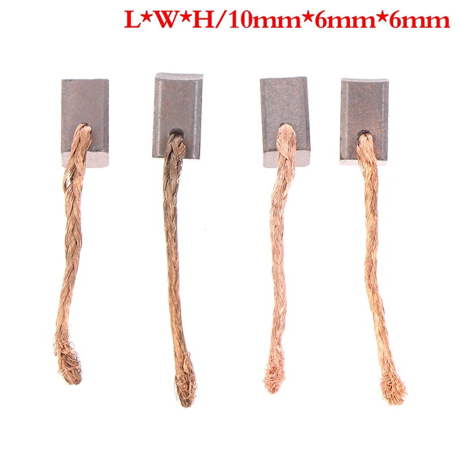 4pcs Electric Motor Carbon Brush Power Tool Blower Fan Graphite Brushes ...