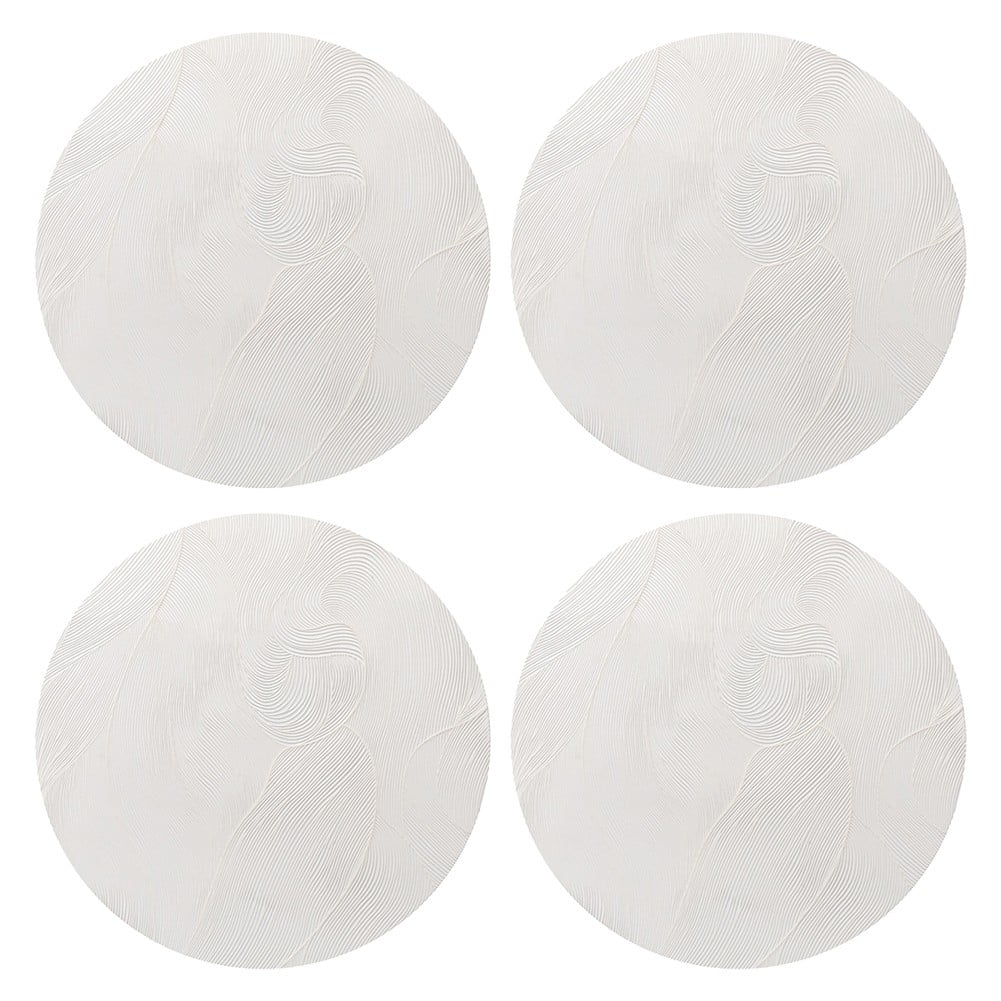 4pcs Elegant Heat-Resistant PVC Placemats - Easy to Clean & Stylish ...