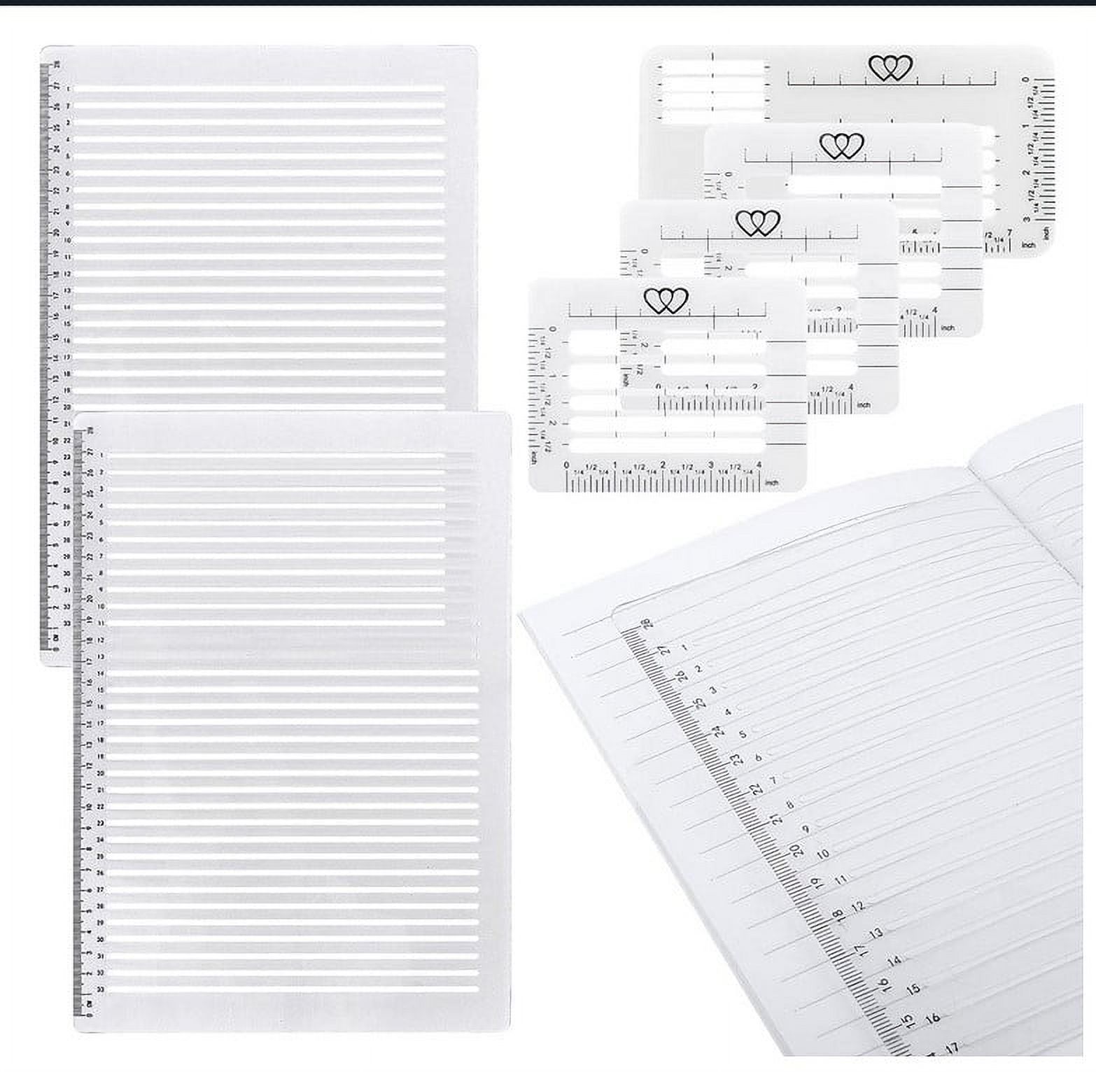 4pcs Envelope Stencil Addressing Guide Template Addressing Template ...