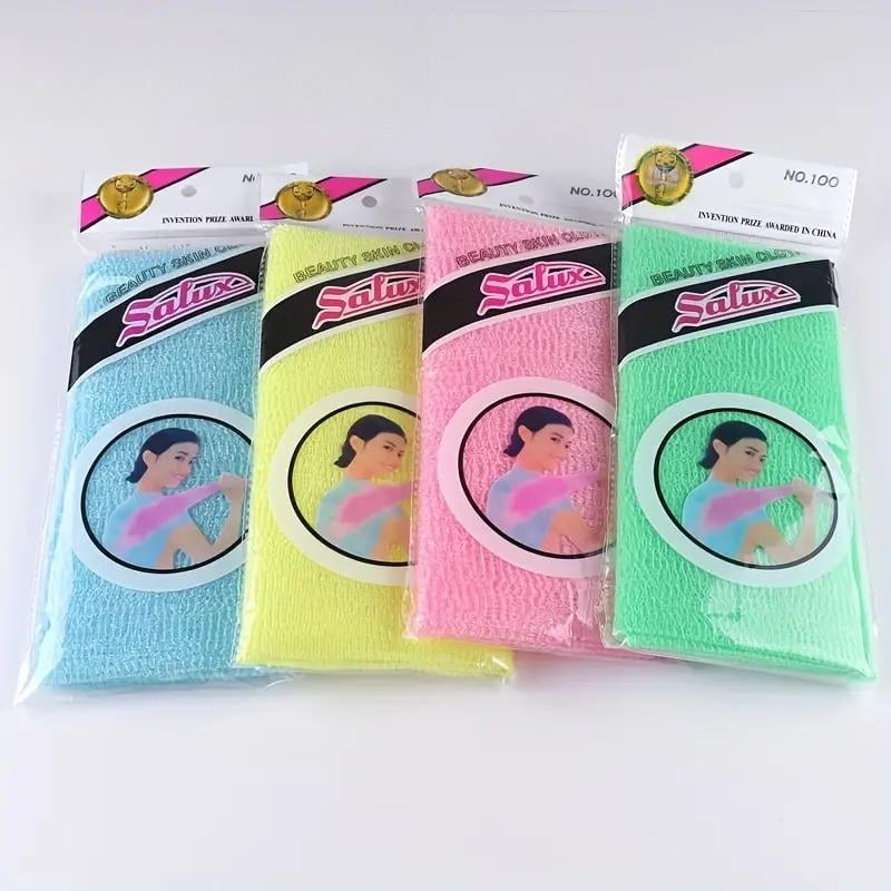 4pcs Exfoliating Washcloth Nylon Bath Wash Cloth Exfoliating Cloth ...