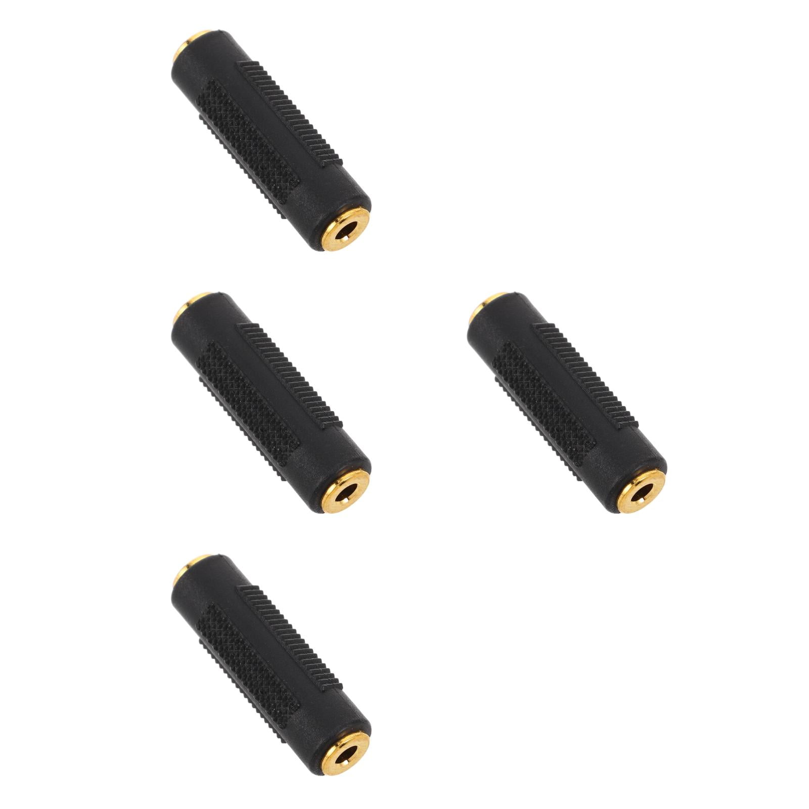 4pcs Female Connectors 3.5mm Stereo Jack to 3.5mm Audio Female to ...