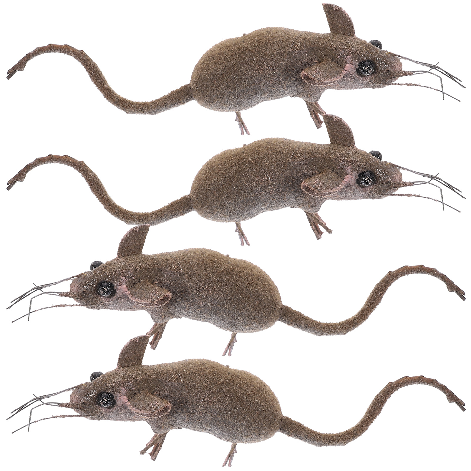 4pcs Figurines Artificial Mice Statues Figurines Decors for Home ...