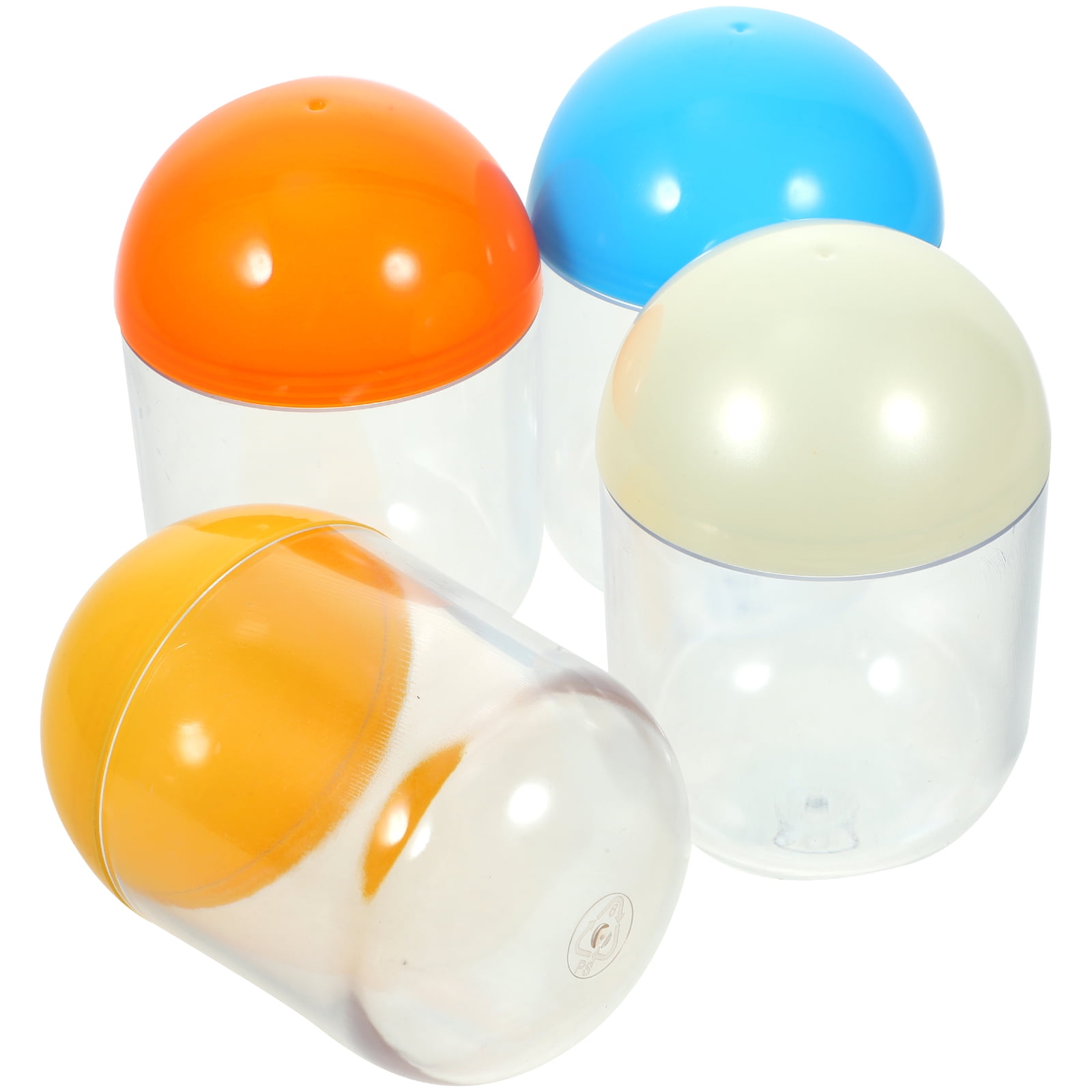 4pcs Fillable Capsules Plastic Balls Twisting Balls Toys Fillable Balls ...
