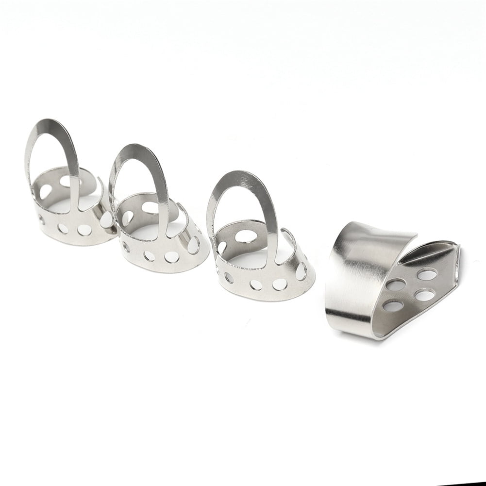 4pcs Finger Picks Tone Deaf Music Metal Fingerstyle Picks Guitar Pick ...