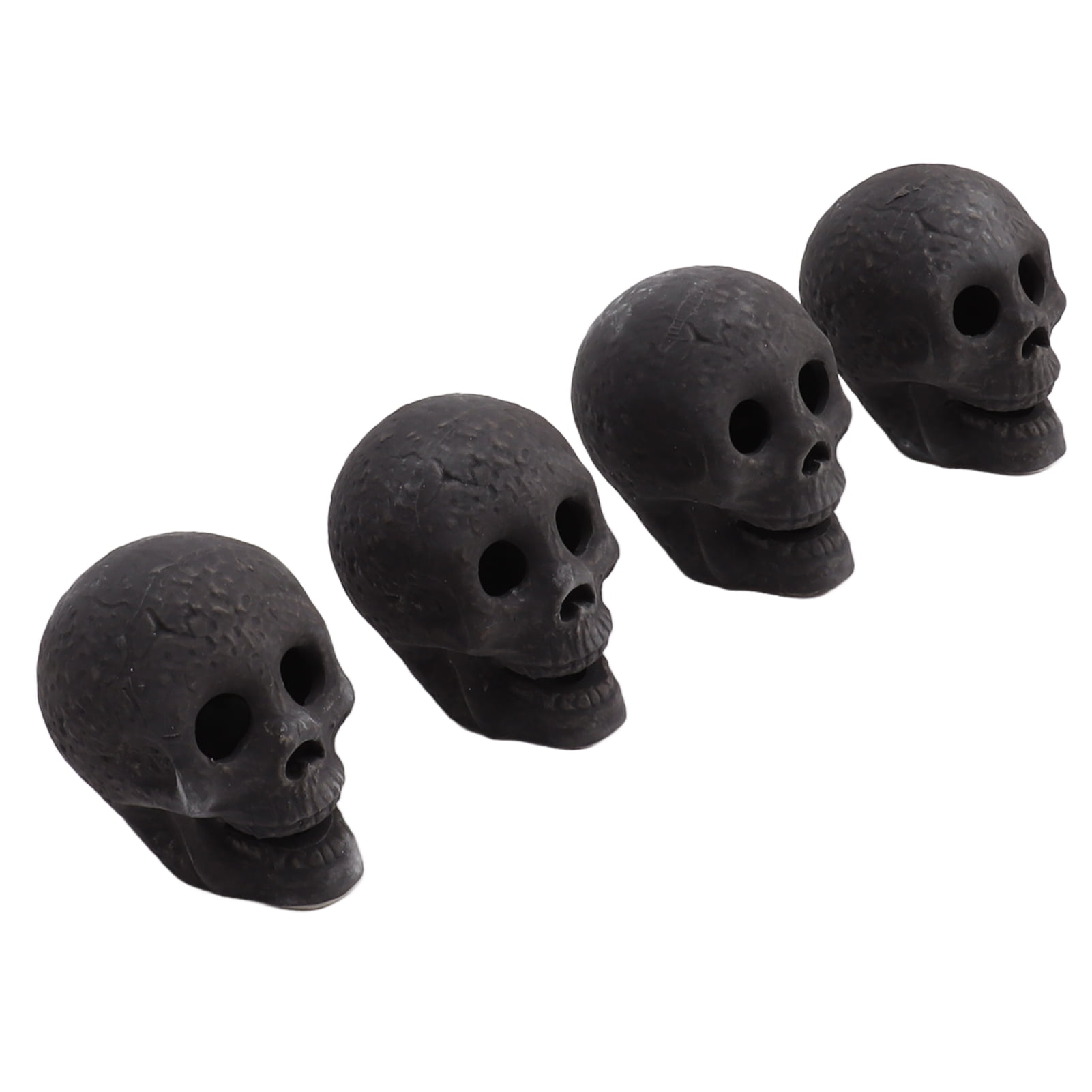 4pcs Fire Pit Skulls Ceramic Fireproof Fire Pit Skull Props for Bonfire ...