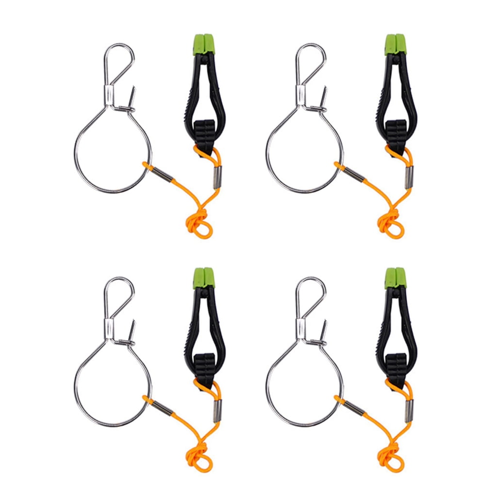 4pcs Fishing Downrigger Release Snap Weight Clip Power Grip Line ...