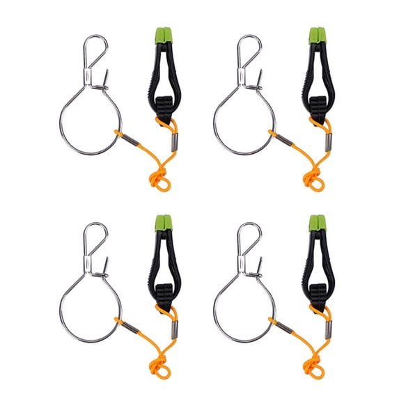 4pcs Fishing Downrigger Release Snap Weight Clip Power Grip Line ...