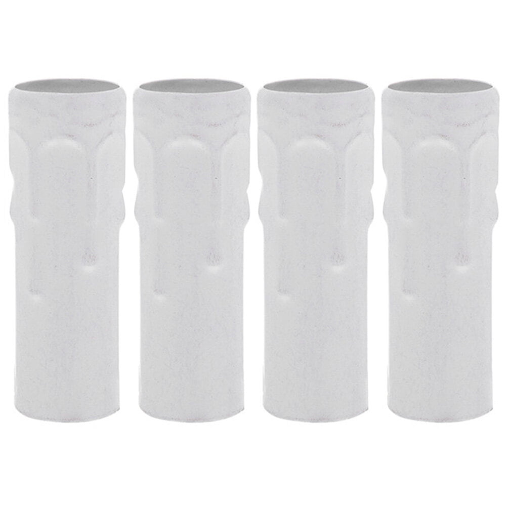 4pcs Flanging Sleeve E14 Base Crystal Chandelier Candle Casing Lamp ...