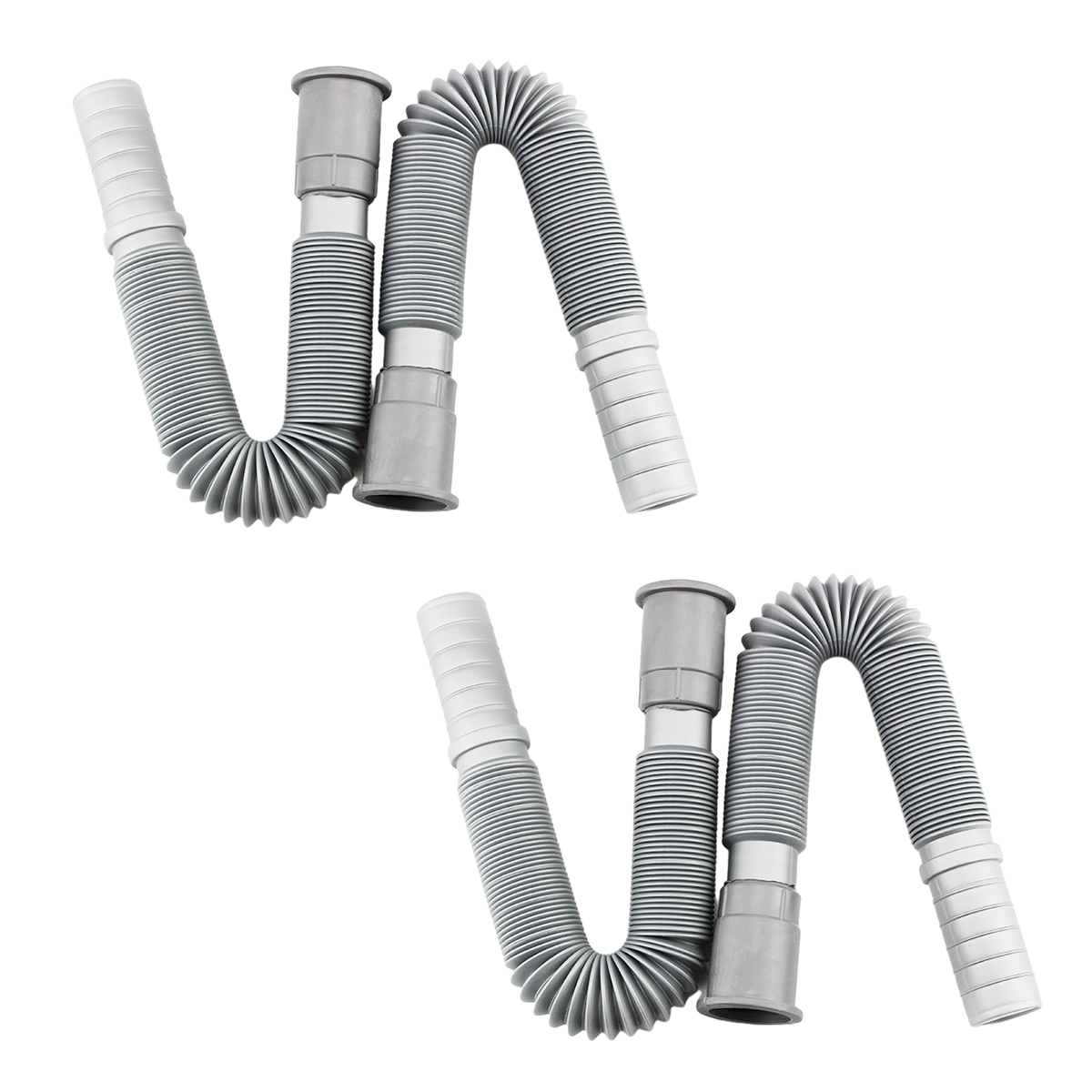4pcs Flexible Extension Drain Pipe,Single Angle Flexible Extension Hose ...
