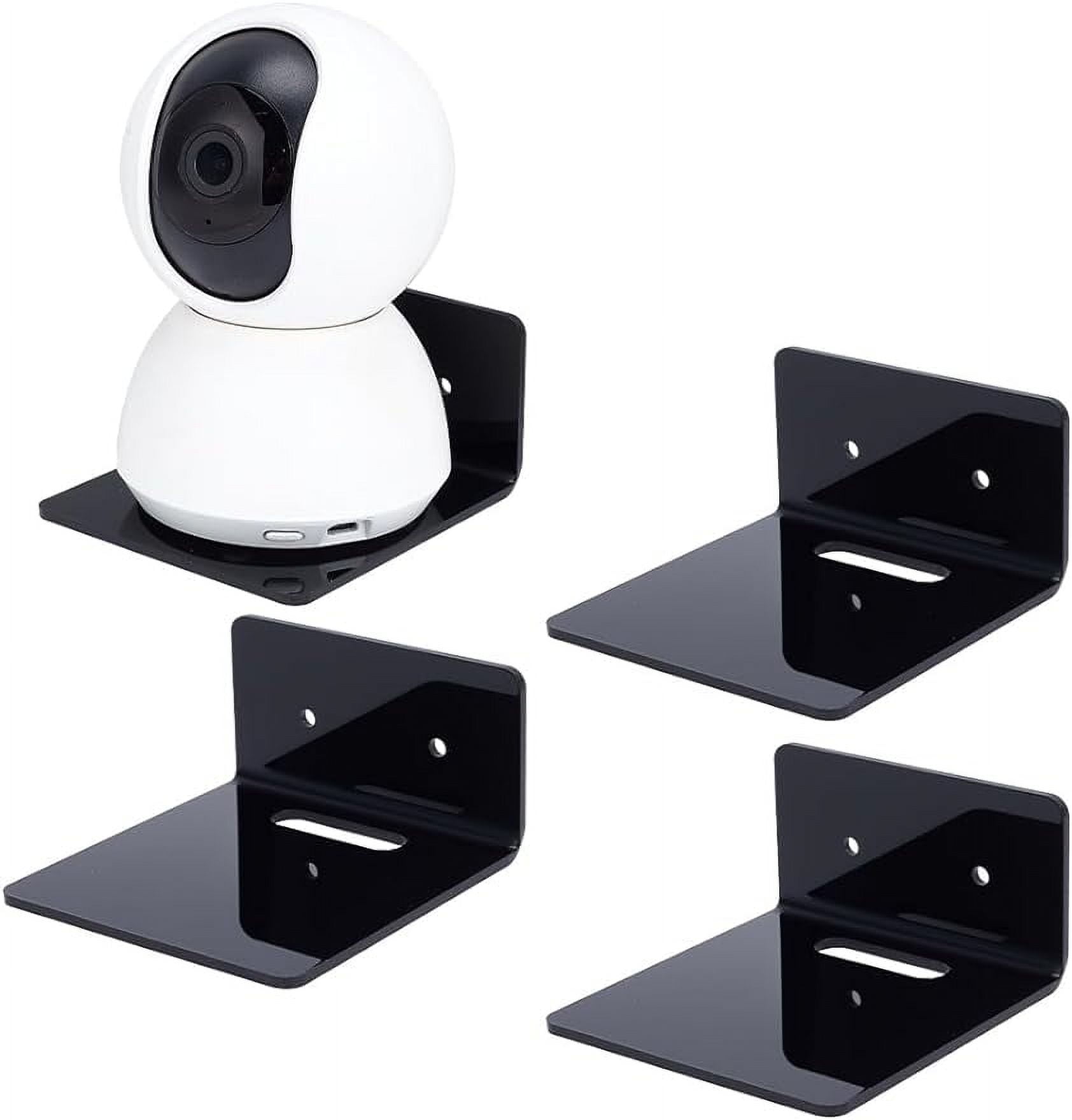 4pcs Floating Wall Shelves Black Acrylic Shelves Small Shelf Display ...