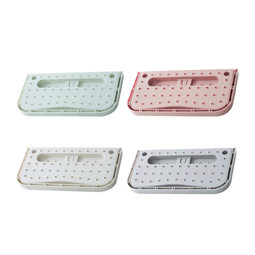 4pcs Foldable Hanging Shoes Rack Hangers Simple Sticky Useful Wall ...