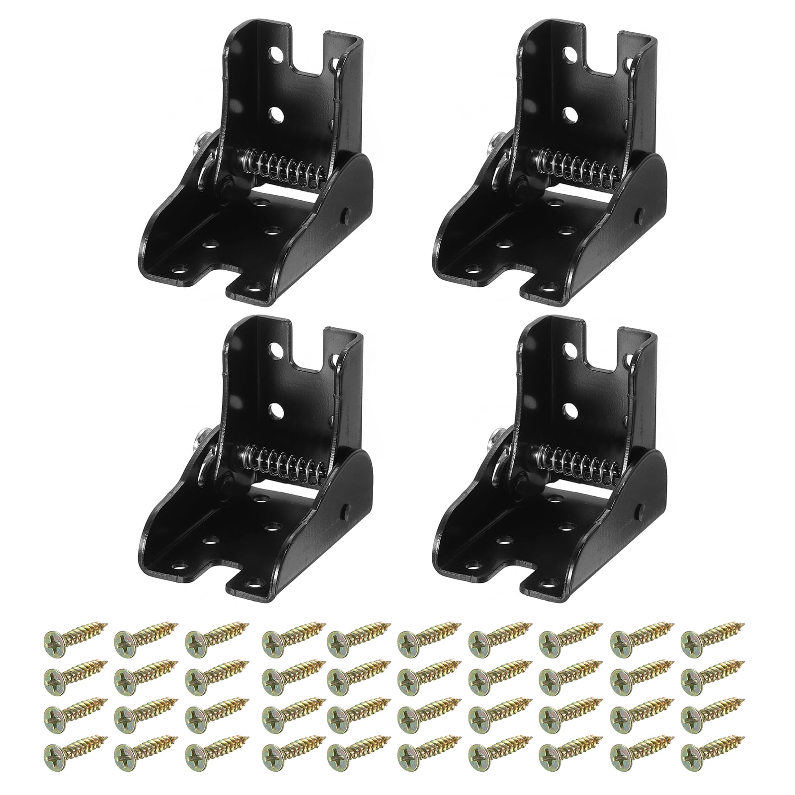 4pcs Folding Table Leg Support Bracket, 90 Degree Self-Locking Hinge ...