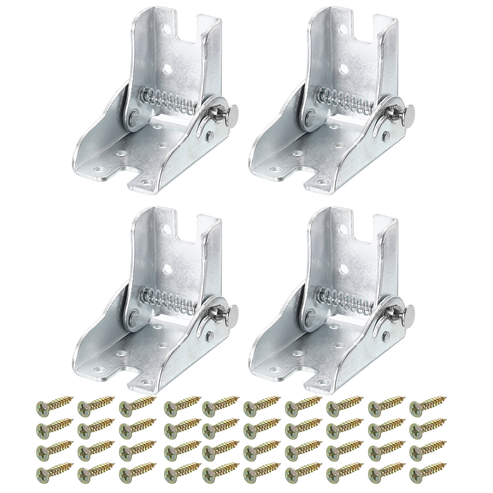 4pcs Folding Table Leg Support Bracket, 90 Degree Self-Locking Hinge ...