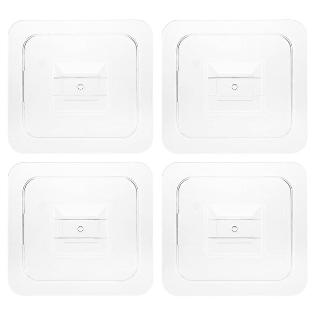 4pcs Food Box Protective Covers Transparent Snack Box Dust Covers ...