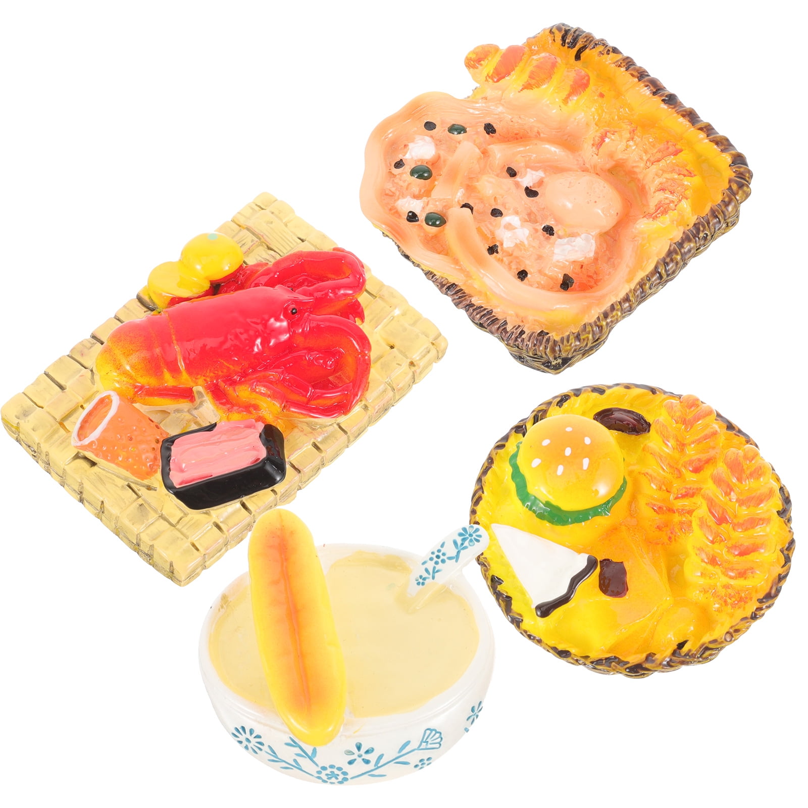 4pcs Food Magnet Kitchen Refrigerator Magnet Cute Kitchen Fridge ...