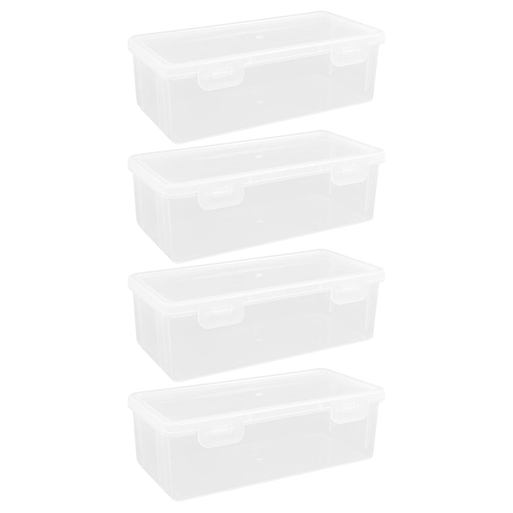 4pcs Food Storage Box Grain Cereals Sealed Storage Box Plastic Food ...