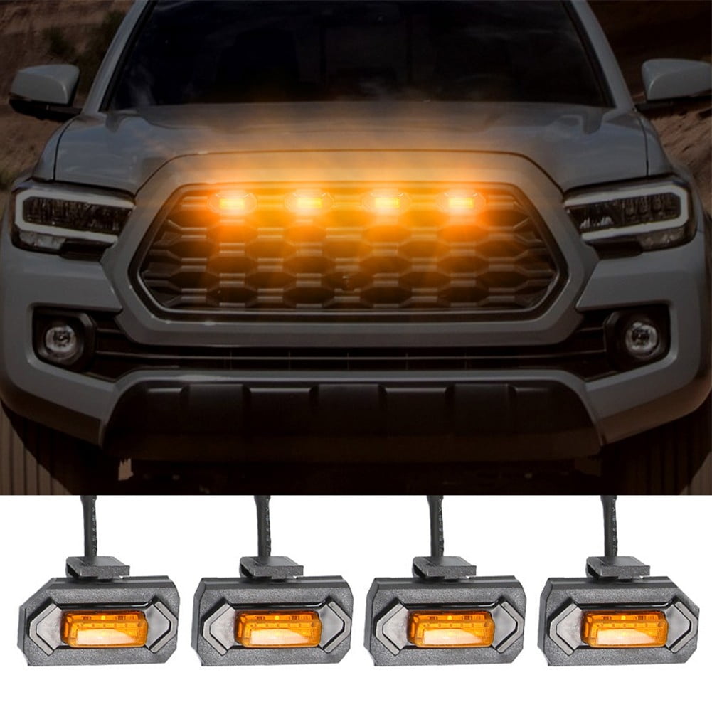 4pcs for Toyota 2020-2022 Sport Pro Offroad Raptor Style LED Grille ...