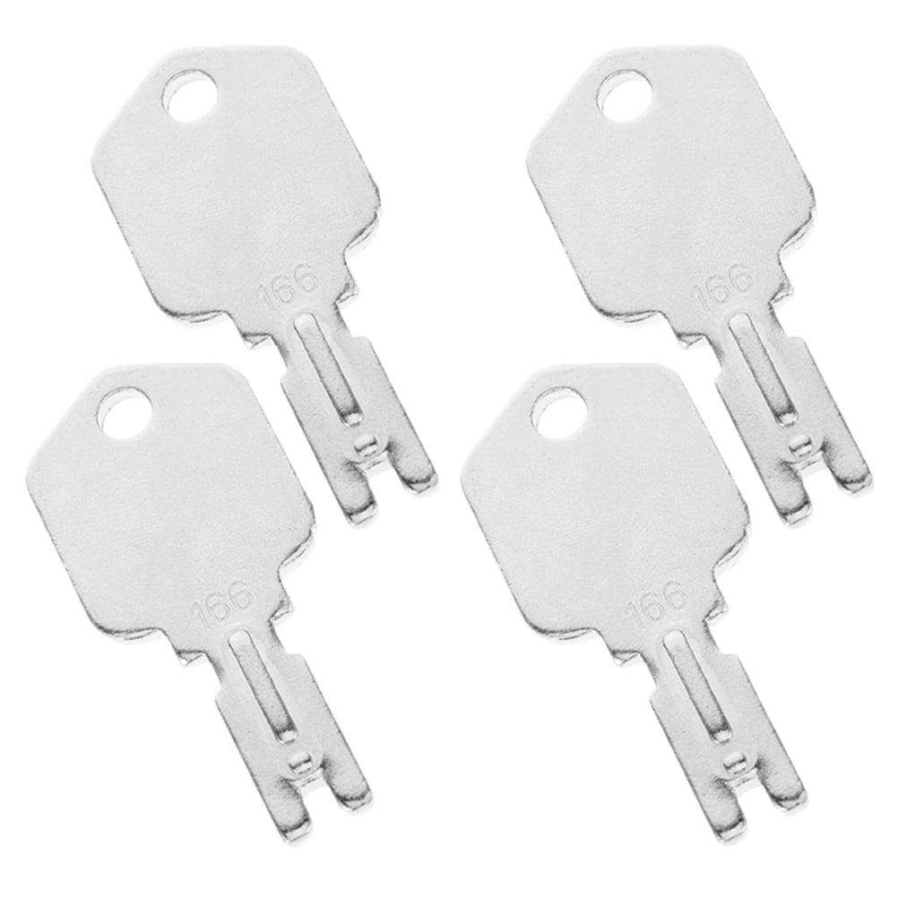 4pcs Forklift Keys Set Heavy Duty Construction Key Replacement Ignition ...