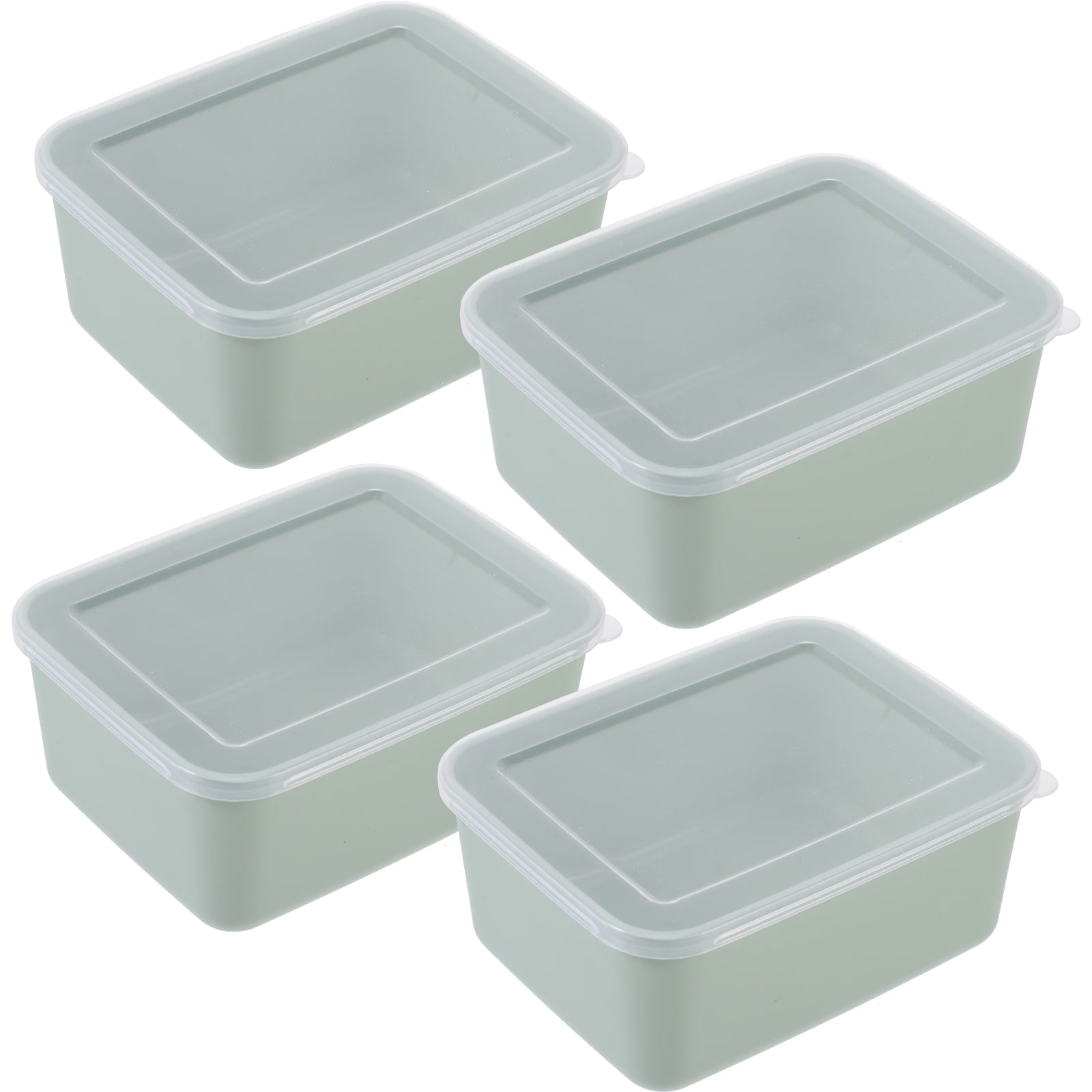 4pcs Freezer Food Boxes Fridge Vegetable Freezer Sealing Box Food ...