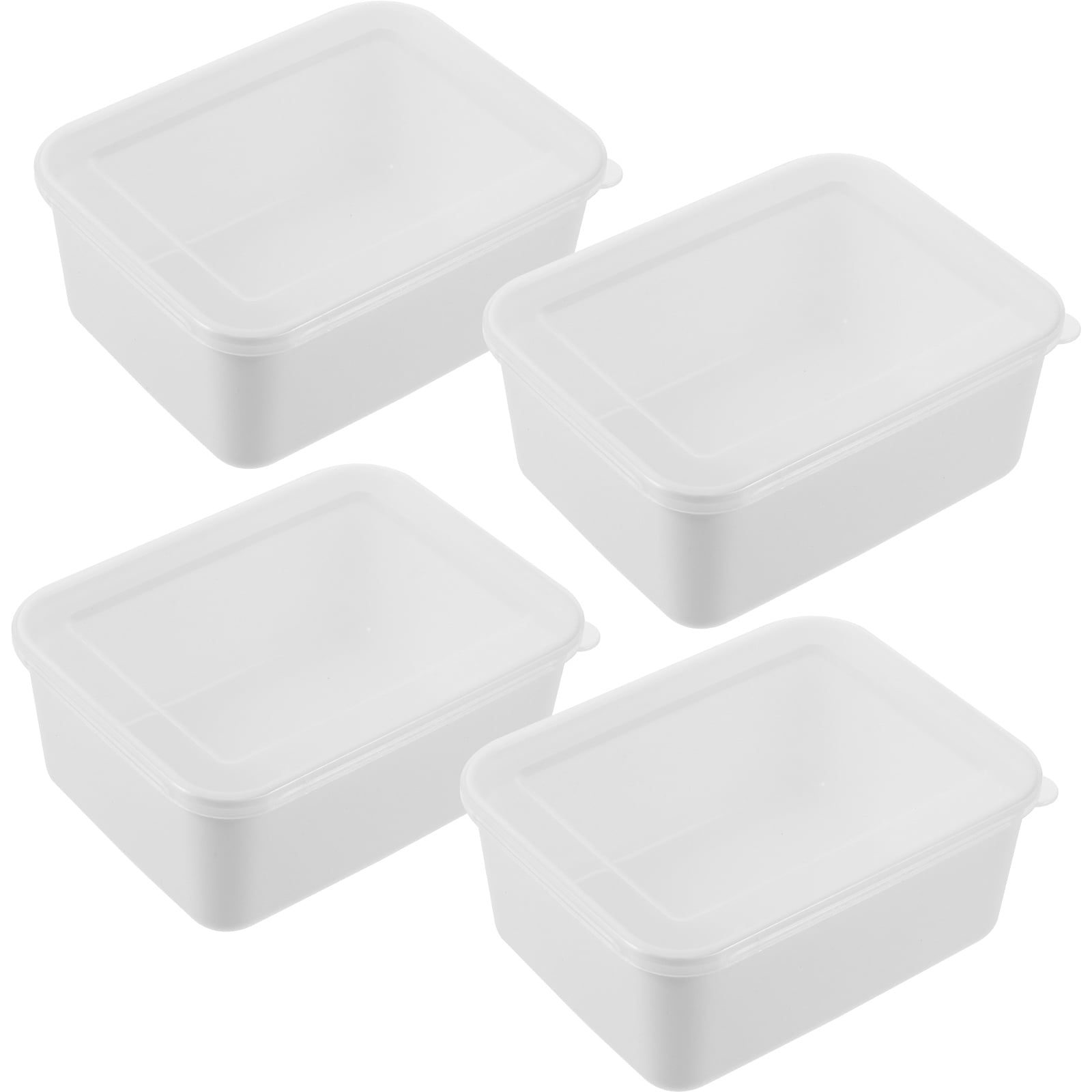 4pcs Freezer Food Boxes Fridge Vegetable Freezer Sealing Box Food ...