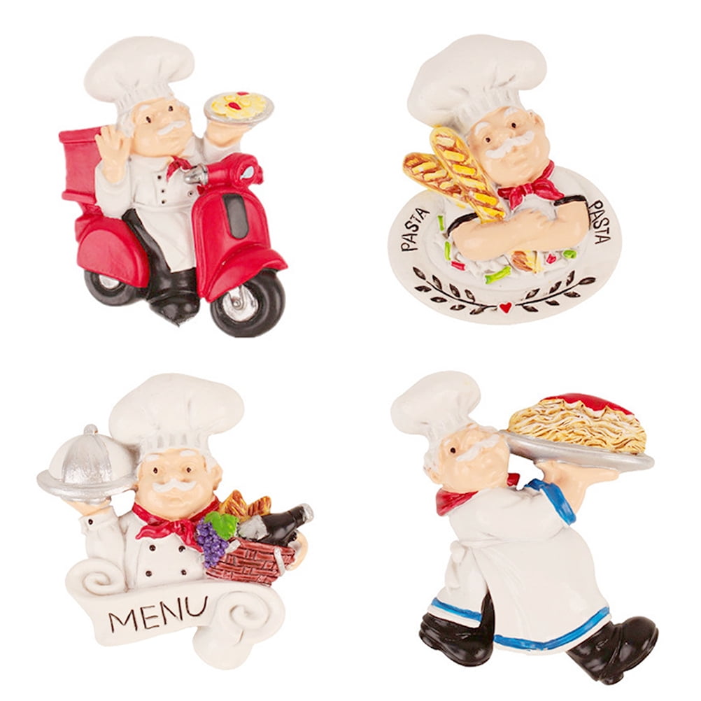 4pcs Fridge Magnet Cartoon Magnet Sticker Refrigerator Sticker (Mixed ...