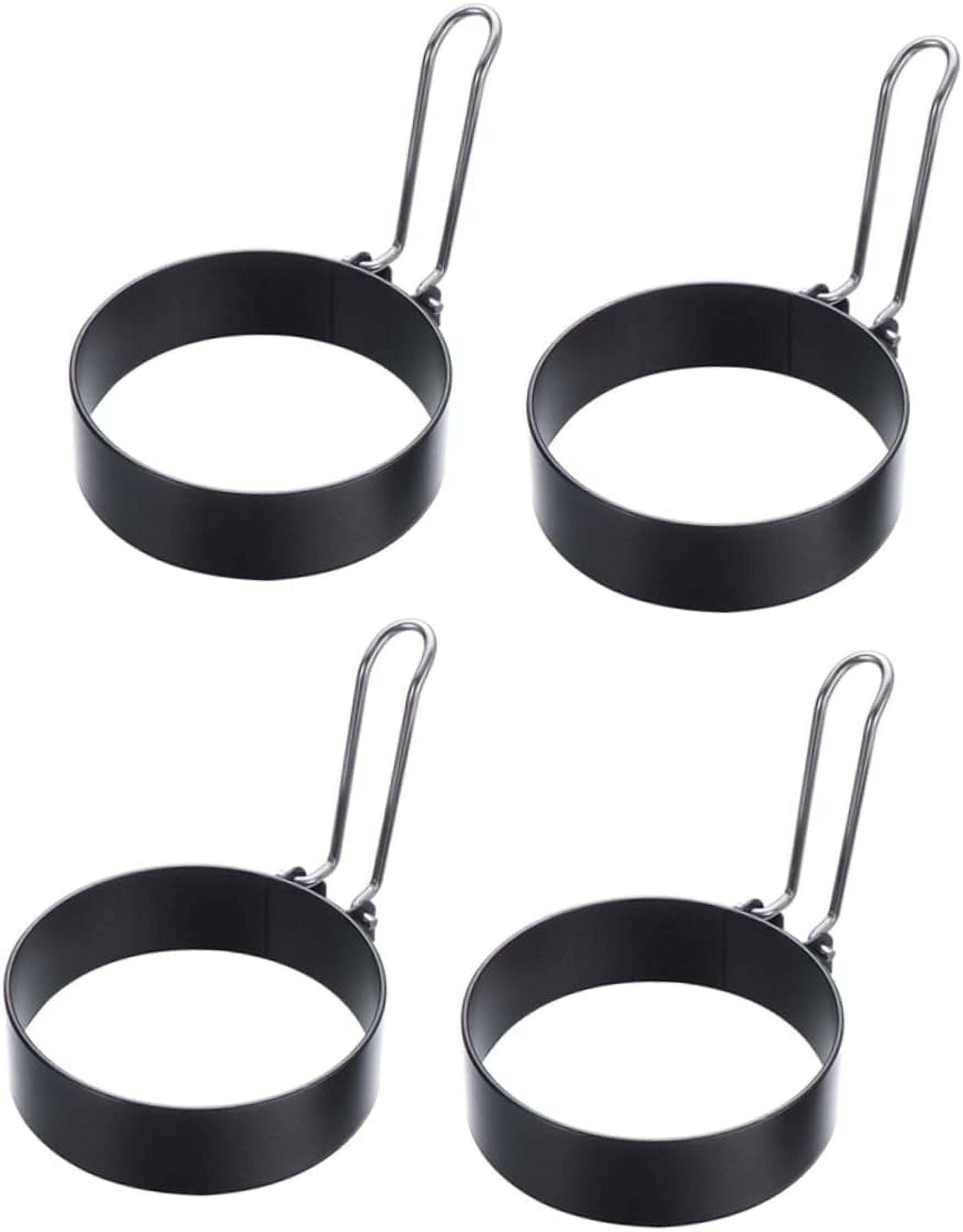 4pcs Fried Egg Molds Fried Egg Rings Metals Circle Stencil Pancake ...