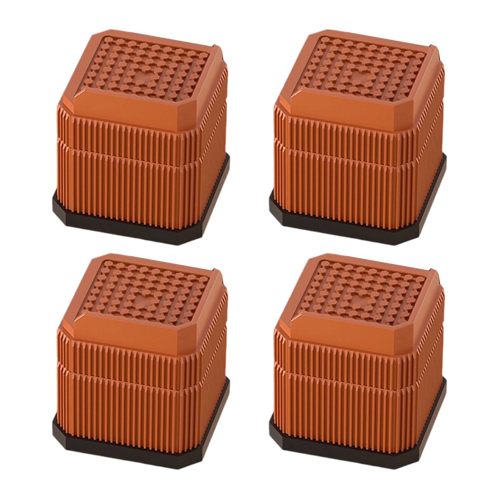 4pcs Furniture Height Adjusters Slip Proof Durability Plastic Pad for ...