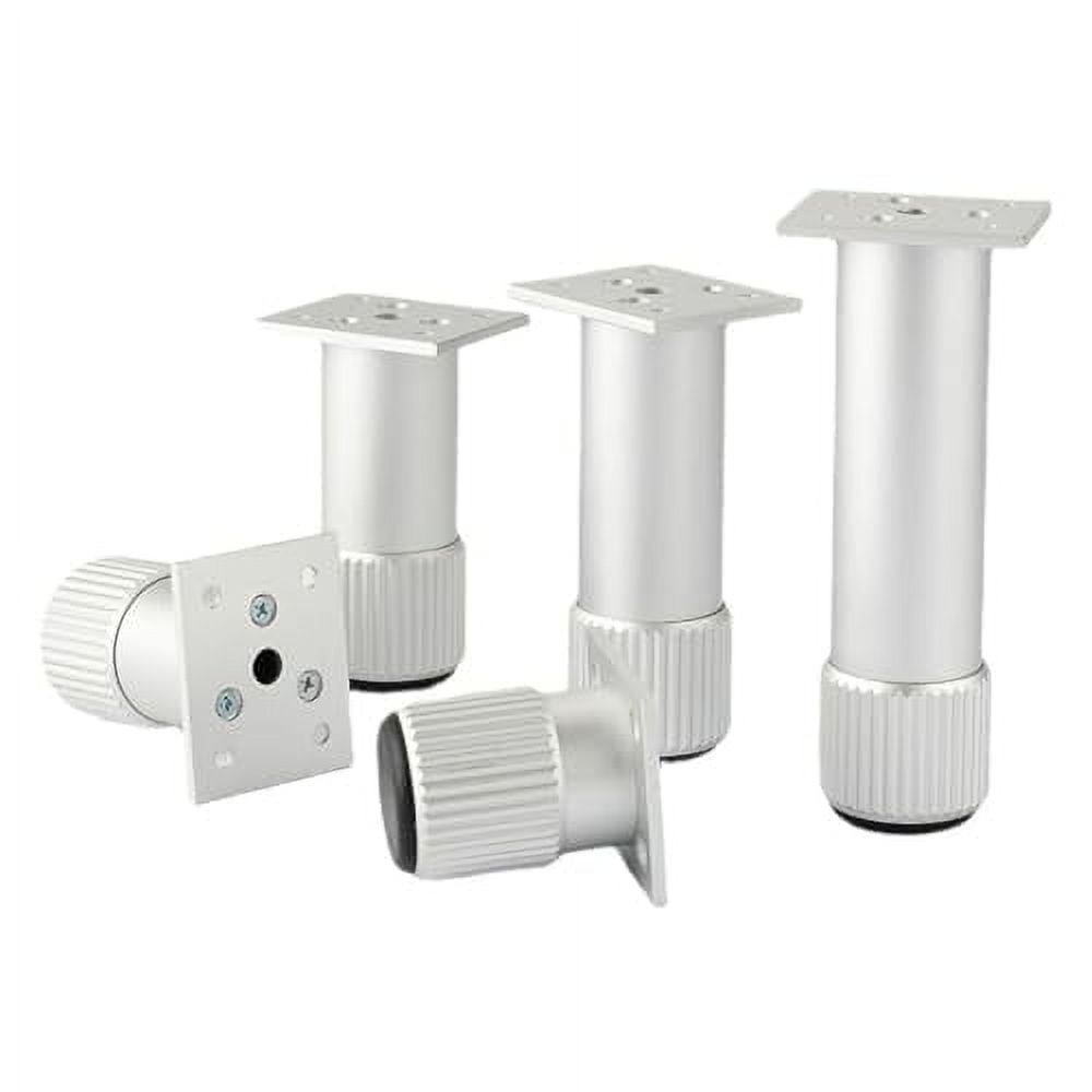 4pcs Furniture Legs, Adjustable Aluminum Alloy Cabinet Legs, Metal ...