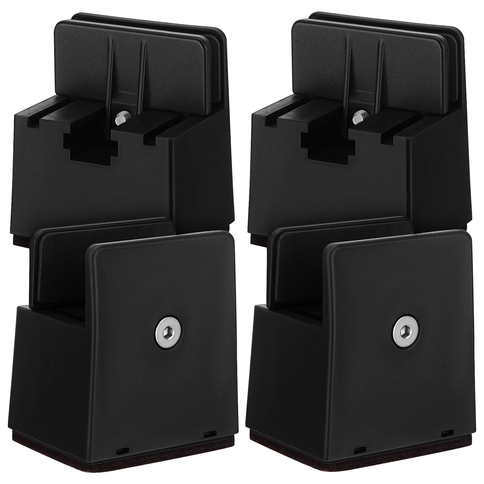 unbranded 4 Pcs Bed Frames Couches Furniture Mat 8.50X7.20X5.50CM Beige ...