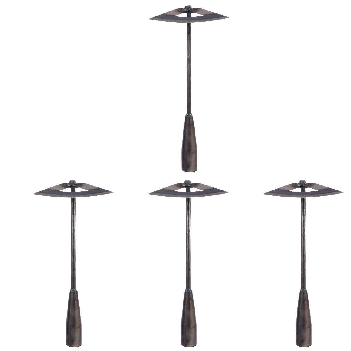 RENACLIPY Durable Steel Garden Hoe Silver for Gardening Hand Tool 4Pcs ...