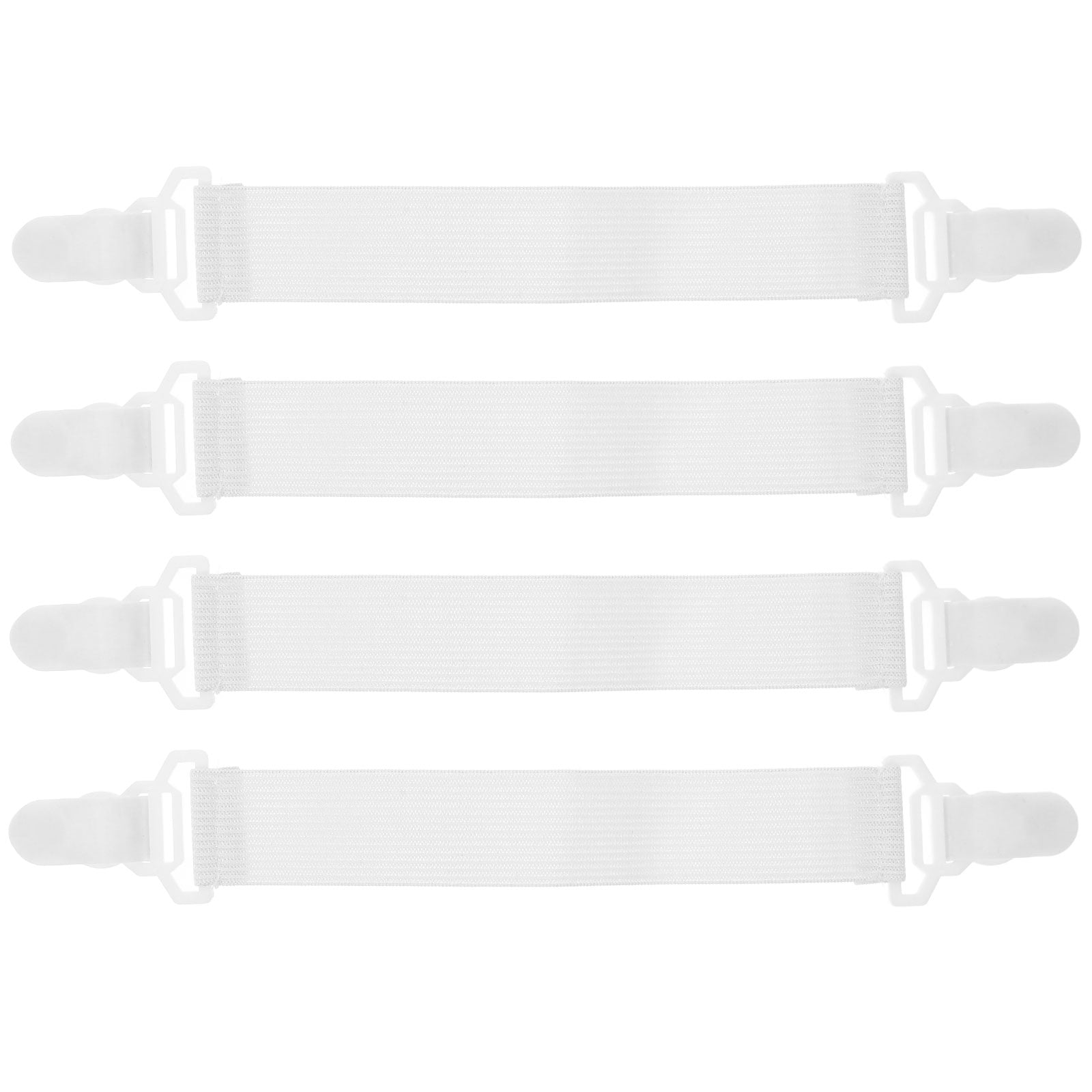 4pcs Garter Style Elastic Bed Sheet Grippers Garter Fastener Straps ...