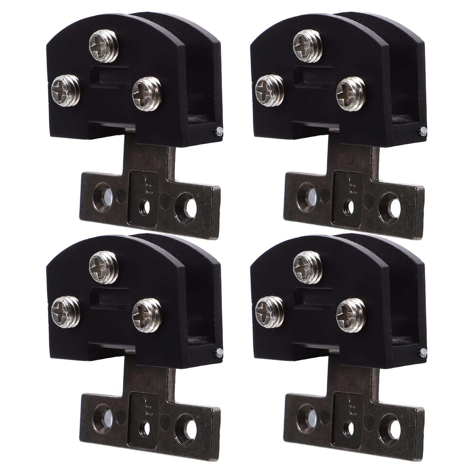 4pcs Glass Door Hinge Shower Glass Clamp Stainless Steel Glass Doors ...