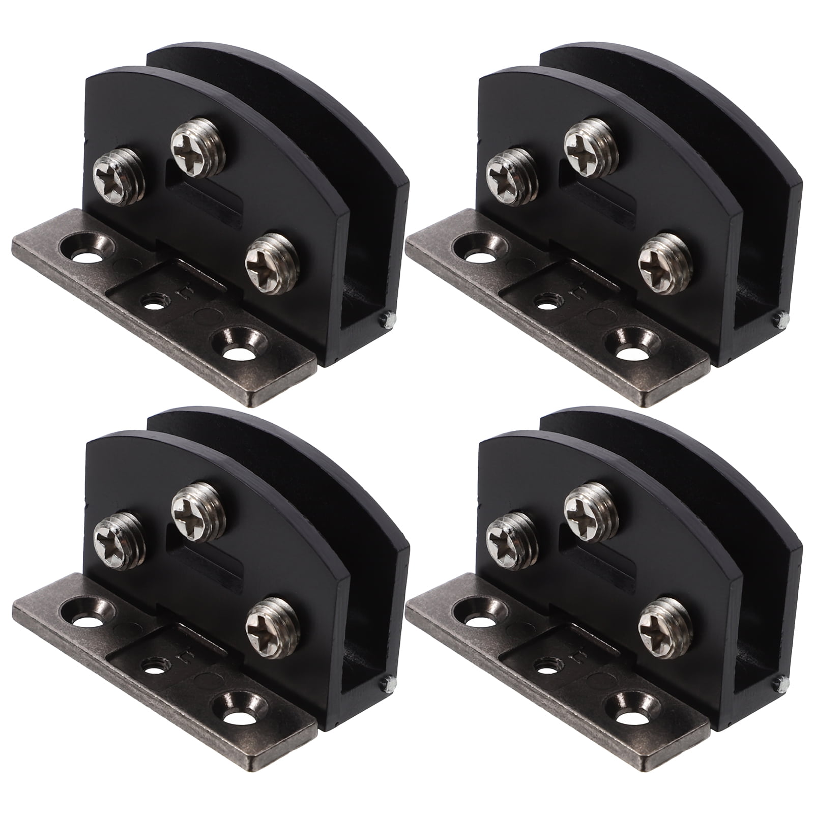 4pcs Glass Door Hinge Shower Glass Clamp Stainless Steel Glass Doors ...