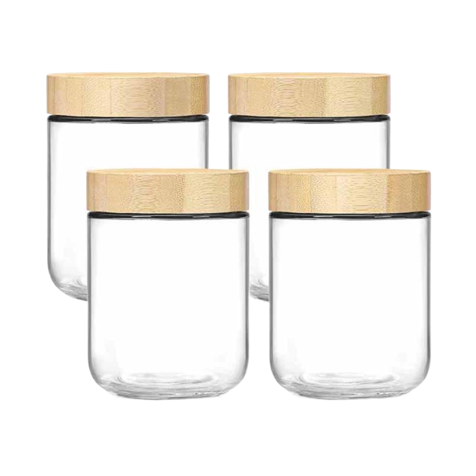 4pcs Glass Yogurt Containers With Lids Enjoy Fresh Yogurt Anytime ...