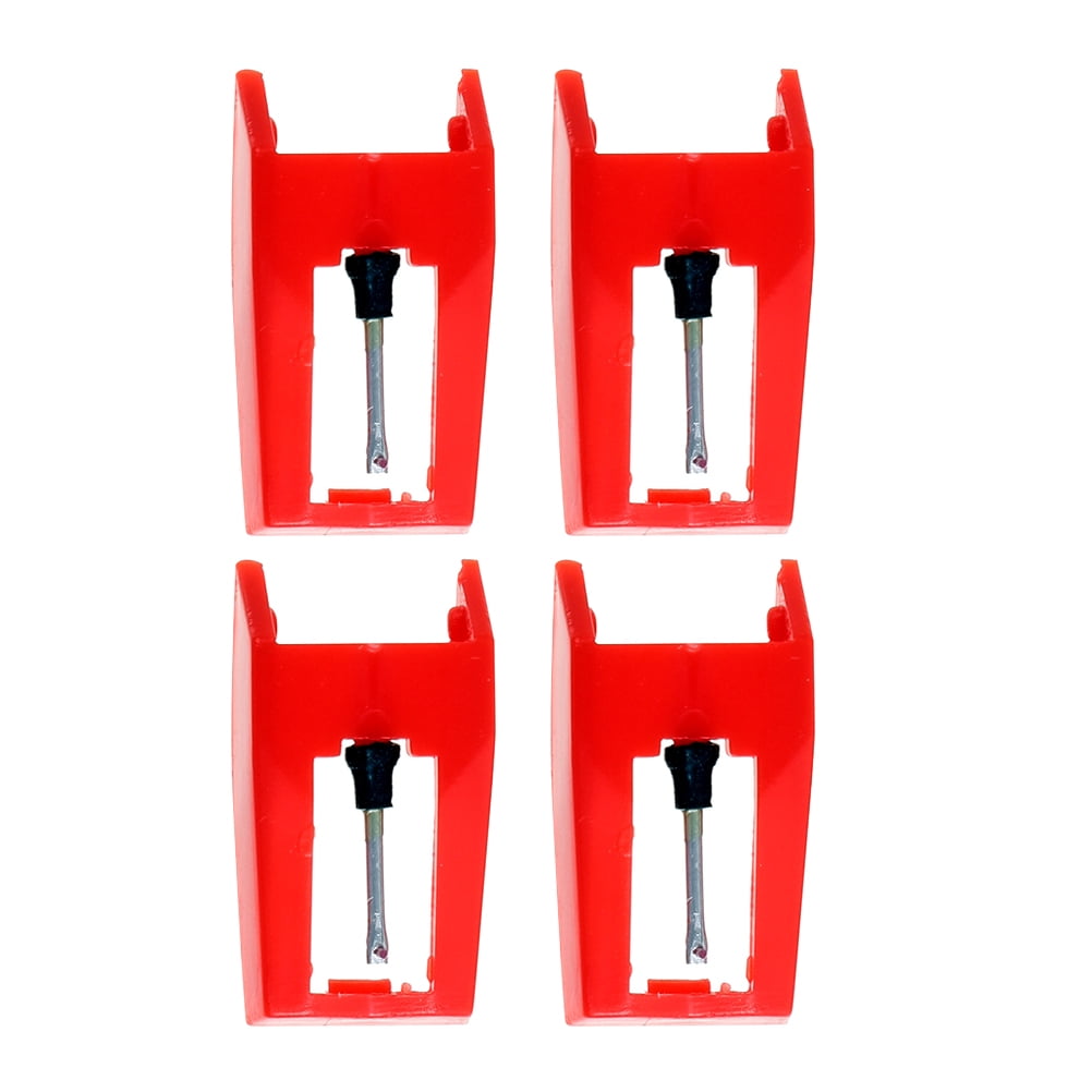 4pcs Universal Turntable Replacement Stylus Needles Red - Walmart.com