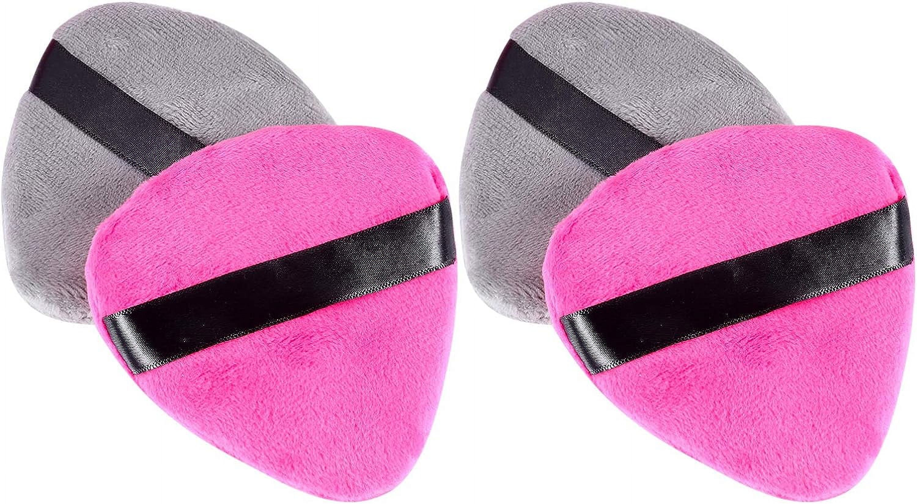 4pcs Grey Loose Under Pad Corners Puffs Sponges Tools Triangle Cosmetic ...