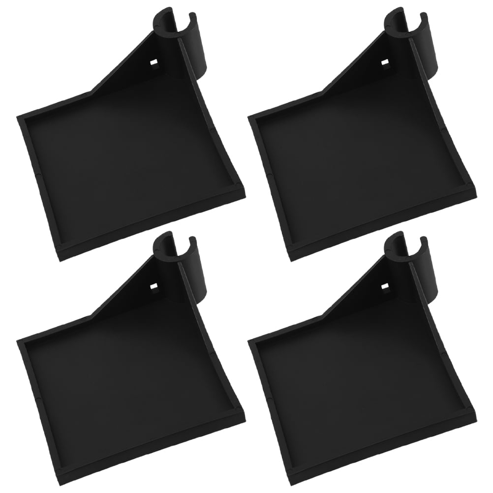 VERDANVERSE Grow Tent Shelves Black 4Pcs 3.9X3.9X1.4In - Walmart.com