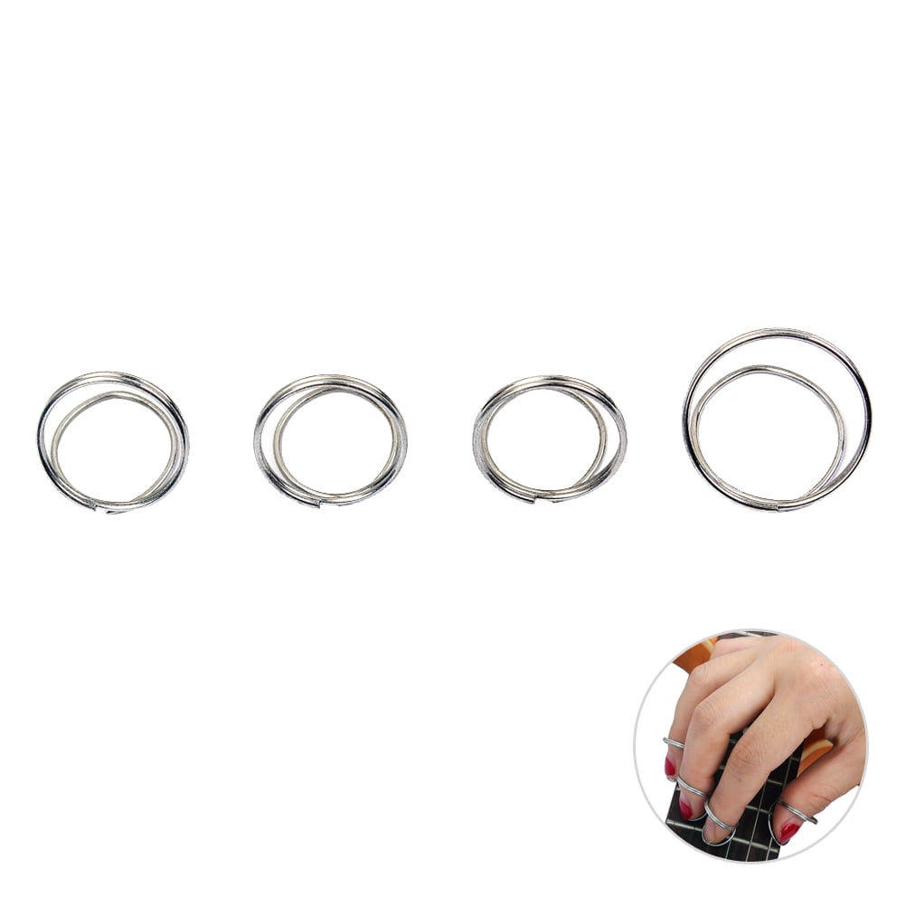4pcs Guitar Finger Picks Plectrum Ring Shaped Thumb Picks Musical ...