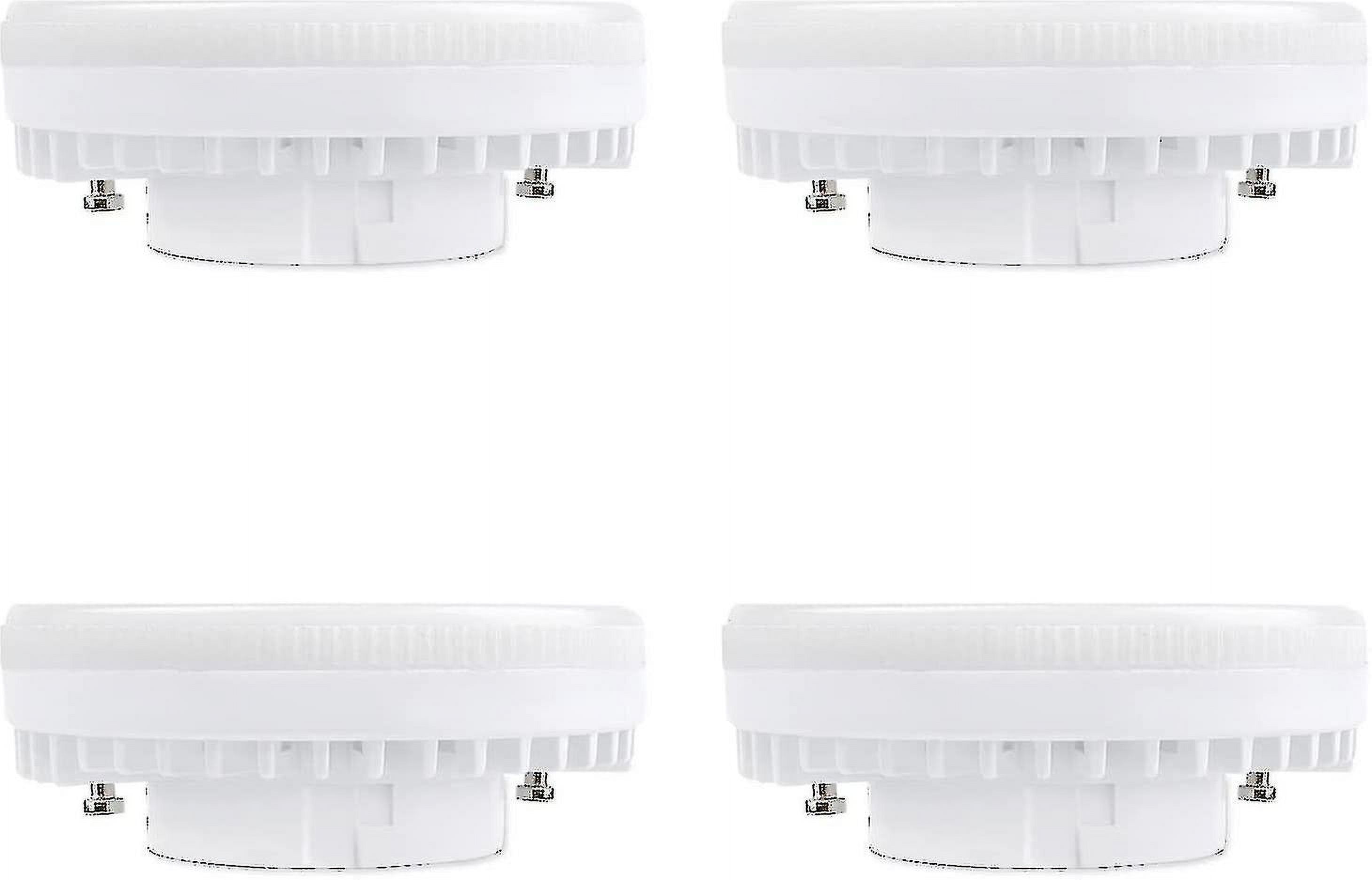 4pcs Gx53 Led Spotlight 9w Warm White 3000k,900lm,ac 230v,gx53 Cfl ...