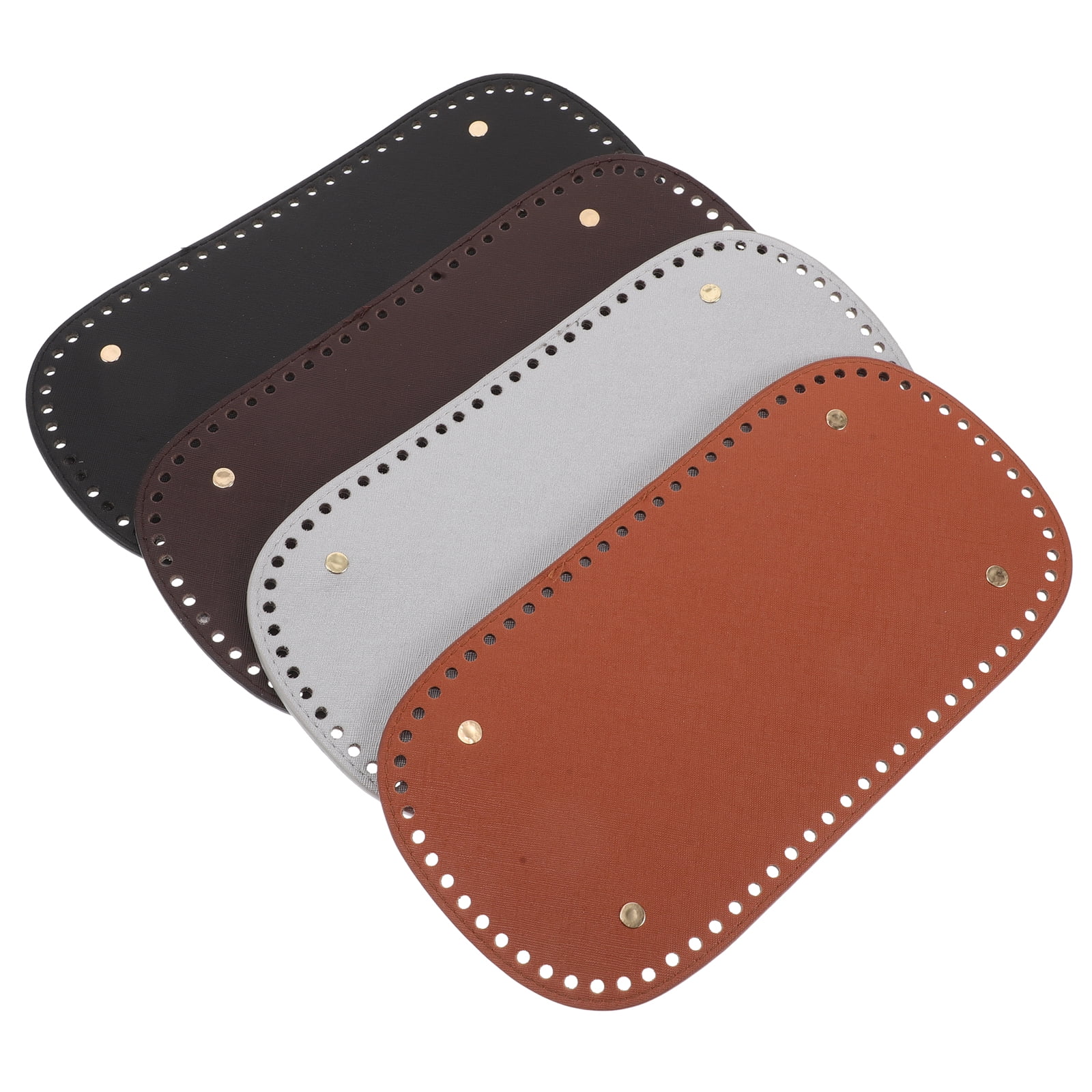 4pcs Handcrafted Rectangular Purse Bottom Insert Pad Bag Bottom Shaper ...